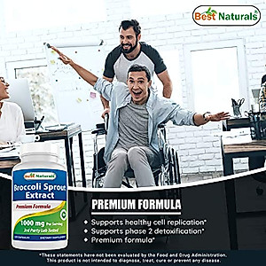 Best Naturals Broccoli Sprouts Extract, 1000 mg, 120 Count
