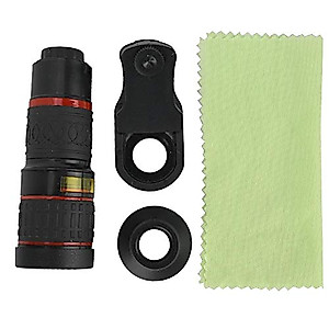 20X Zoom Telephoto Mobile Phone Lens with HD Eyepiece, Portable Long Focus Zoom Telephoto Lens with Clip for Smart Phone Tablet PC