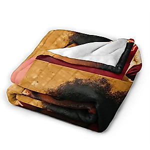 The Singer Weeknd Merchandise Blanket Ultra-Soft Blanket Collage Singer Blanket Flannel Blanket Portable Throw Blanket for Living Room Couch Sofa Rapper Fans Gift 50x40 Inches
