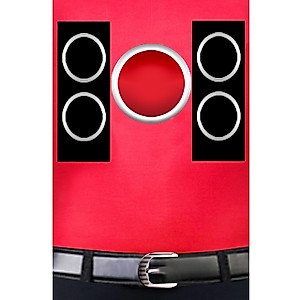 Iowillar Plush Kids Skibidi Toilet Speakean Costume Boys Tv Man Titan Speakerman Halloween Cosplay Horror Game Jumpsuit Outfit, 11-12 Years, Red