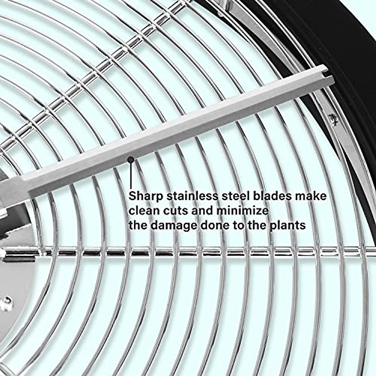 iPower 16-Inch Bud Leaf Bowl Trimmer Twisted Sharp Stainless Steel Blades for Hydroponics with Upgraded Gears, Orange Pruner, 6.5” Gardening Hand Scissors