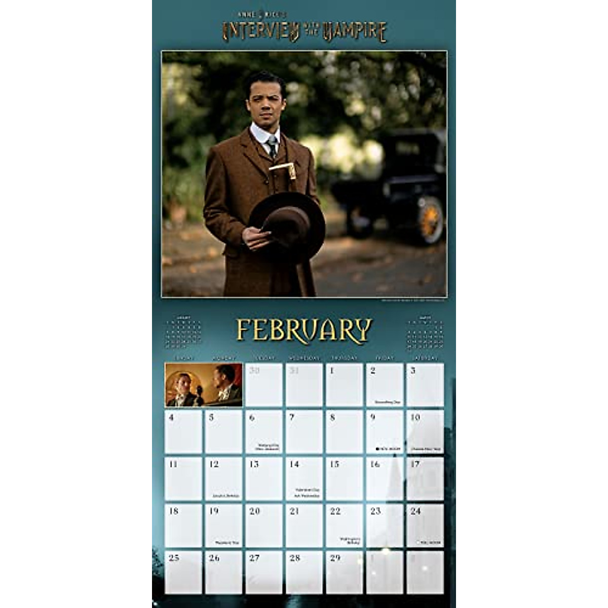 Interview with The Vampire 2024 Wall Calendar by Anne Rice, 12" x 12"