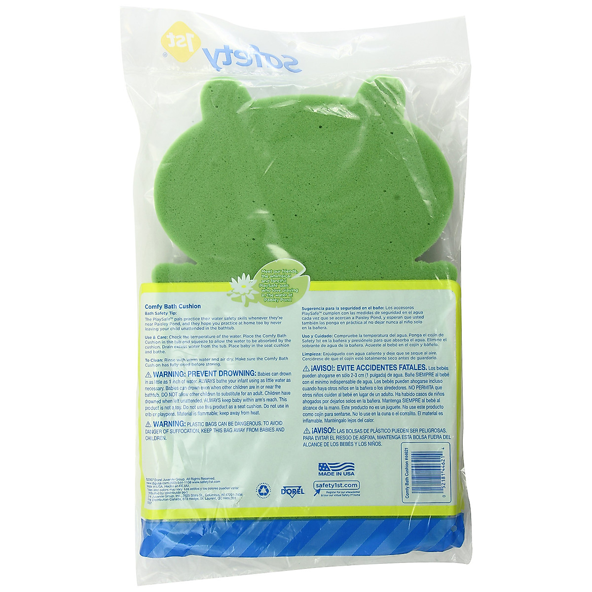 Safety 1st Comfy Bath Cushion, Green