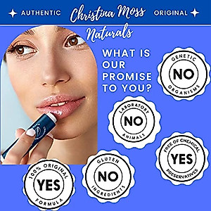 Unflavored Lip Balm for Dry Cracked Lips - Organic Beeswax Lip Moisturizer - Lip Repair For Severely Chapped Lips - Hydrating Moisturizing Lip Care Products - 6 Pack Bulk Set for Kids, Women, Men