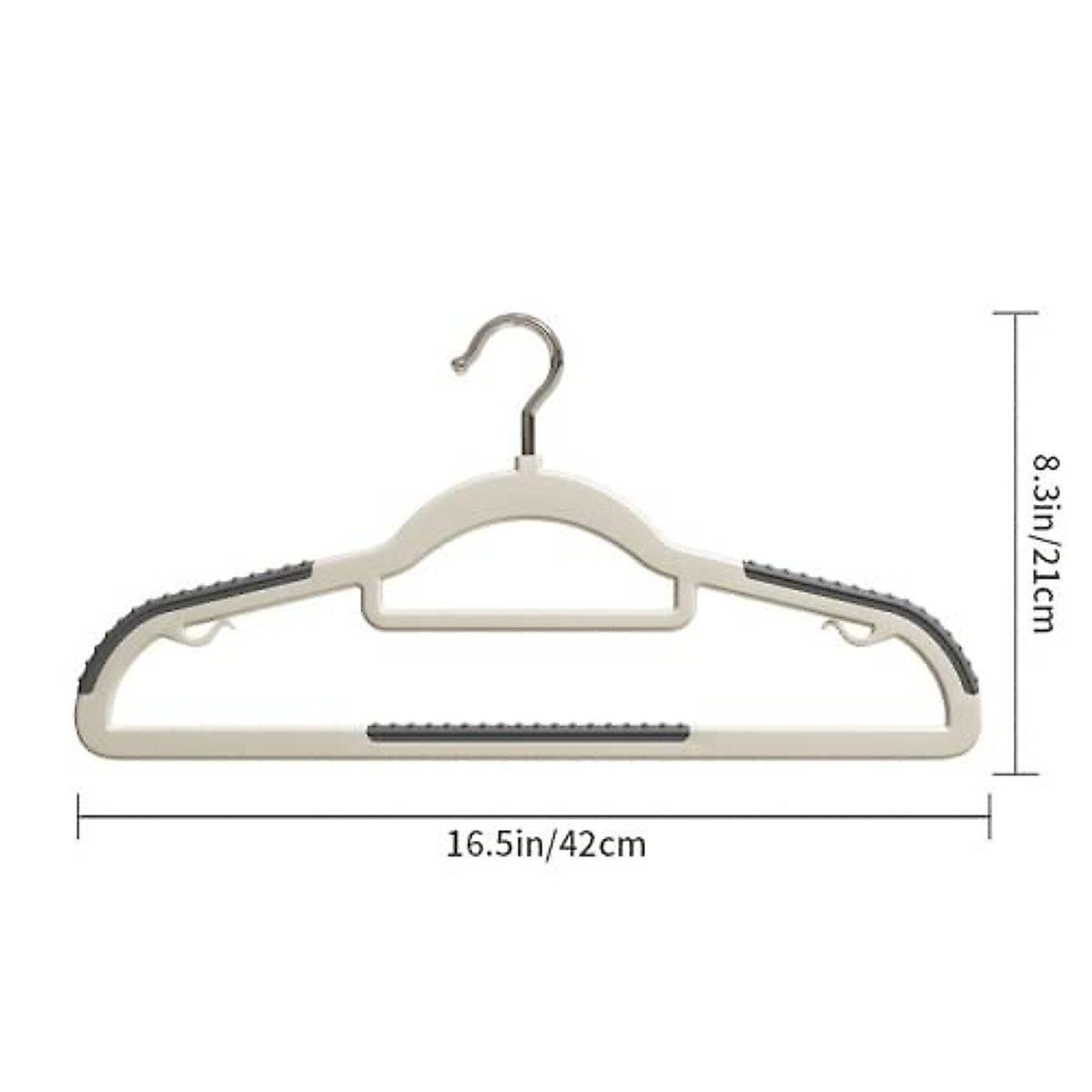 20pcs Clothes Hanger for Household Use, No Mark, Shoulder Corner Protection, Clothes Drying Rack, Wardrobe Storage Hanger, Thickened Clothes Hanger (Orange)