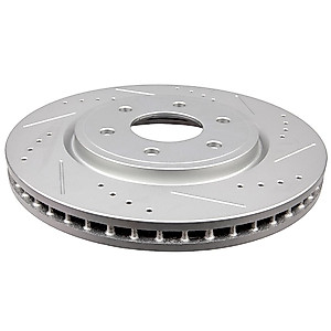 ECCPP Brake Kits, 2pcs Front Brake Rotors and 4pcs Ceramic Brake Pads Set fit for 05-17 for Nissan Frontier,2005-2012 for Nissan Pathfinder,2005-2015 for Nissan Xterra,2009-2012 for Suzuki Equator