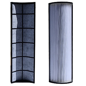TPP440F Replacement HEPA Filters for Therapure TPP440F Fits Envion TPP440 TPP540 TPP640 Air Purifiers,2pcs
