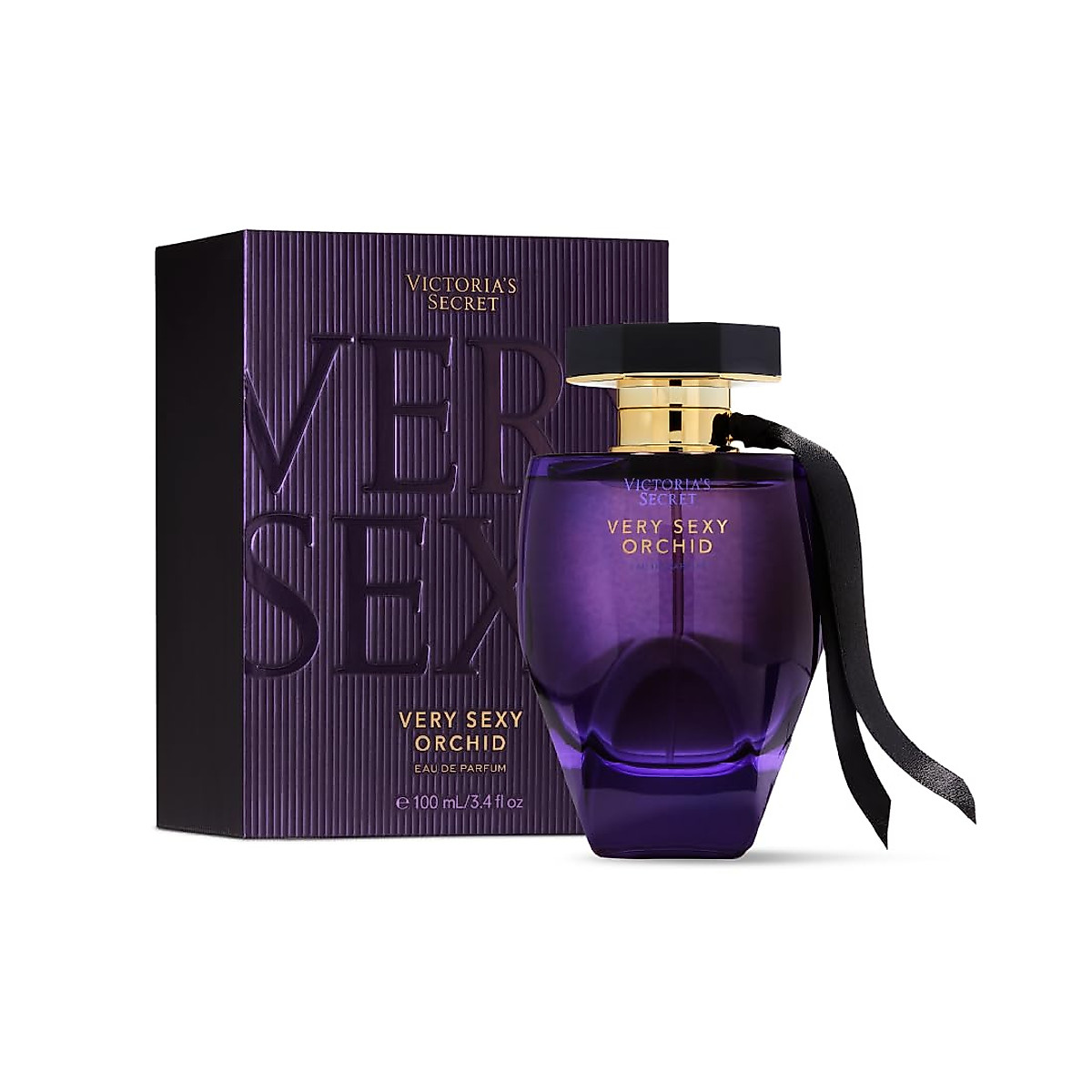 Victoria's Secret Very Sexy Orchid Eau de Parfum, Notes of Blackcurrant, Orris Woods & Sheer Patchouli, Perfumes for Women (3.4 oz)