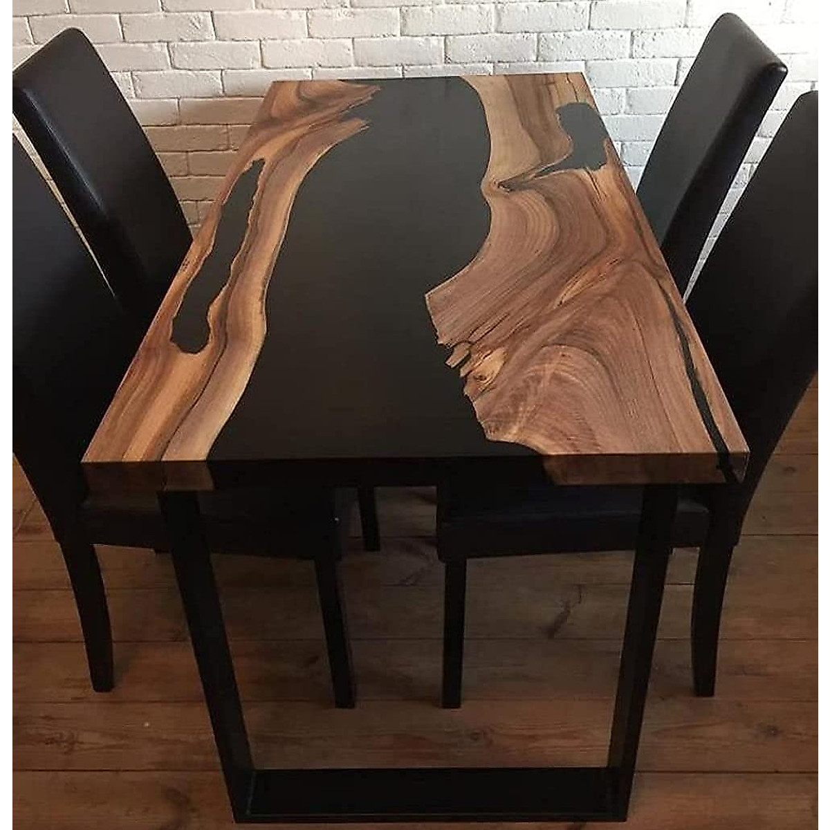 Epoxy Table, Live Edge Wooden Table, Epoxy Resin River Table, Natural Wood,Dining Table, Natural Epoxy Table, Resin Table