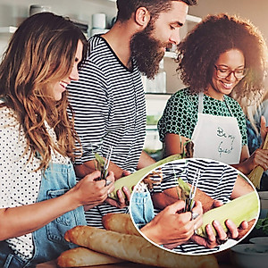 Stainless Steel Peeler Kitchen Vegetable Peeler Fruit Vegetable Peeler Rotary Peeler for Home Kitchen Carrots Potatoes Peeling Tools(5 Pieces)