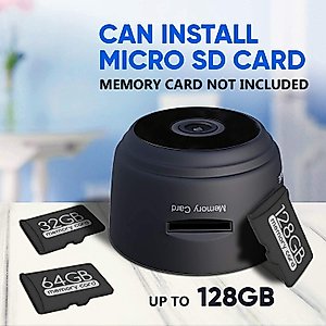 LUOWAN 2021 New Mini Camera 1080P Hidden Camera， Video Live Feed WiFi Wireless Cameras，with Night Vision Motion Detection1