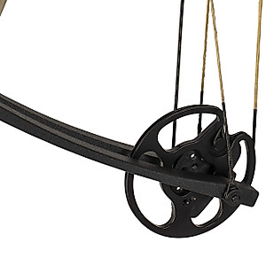 Bear Archery Limitless Dual Cam Compound Bow - includes Quiver, Sight and Rest, God's Country