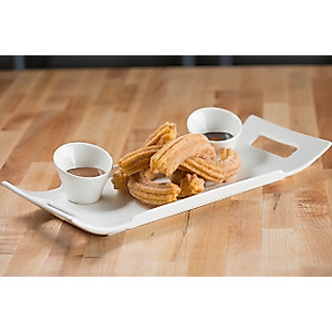 10 Strawberry Street Whittier 4"/4 Oz Tall Slant Bowl, Set of 6, White