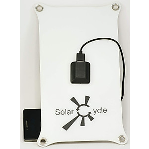 Solarpad Pro | 5 Watt 4.3 Ounce Lightweight USB Phone Solar Charger Designed for Ultra Light Backpacking, Thru Hiking, and Touring