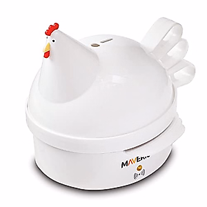 Maverick SEC-2 HENRIETTA HEN EGG COOKER | 7 Egg Capacity Electric Egg Maker for Hard, Soft & Poached Eggs