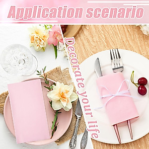 300 Pcs 2 Ply Cocktail Napkin Disposable Soft Napkins for Dinner Wedding Party Birthday Bridal Anniversary Reception, 13 x 16 Inches (Green)