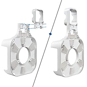 STANSTAR Wall Mount for Eero Pro 6, Sturdy Wall Mount Holder, Space Saving, Cord Management Wall Mount for Eero Pro 6 tri-Band Mesh Wi-Fi 6 System, Without Messy Wires.(3Pack)