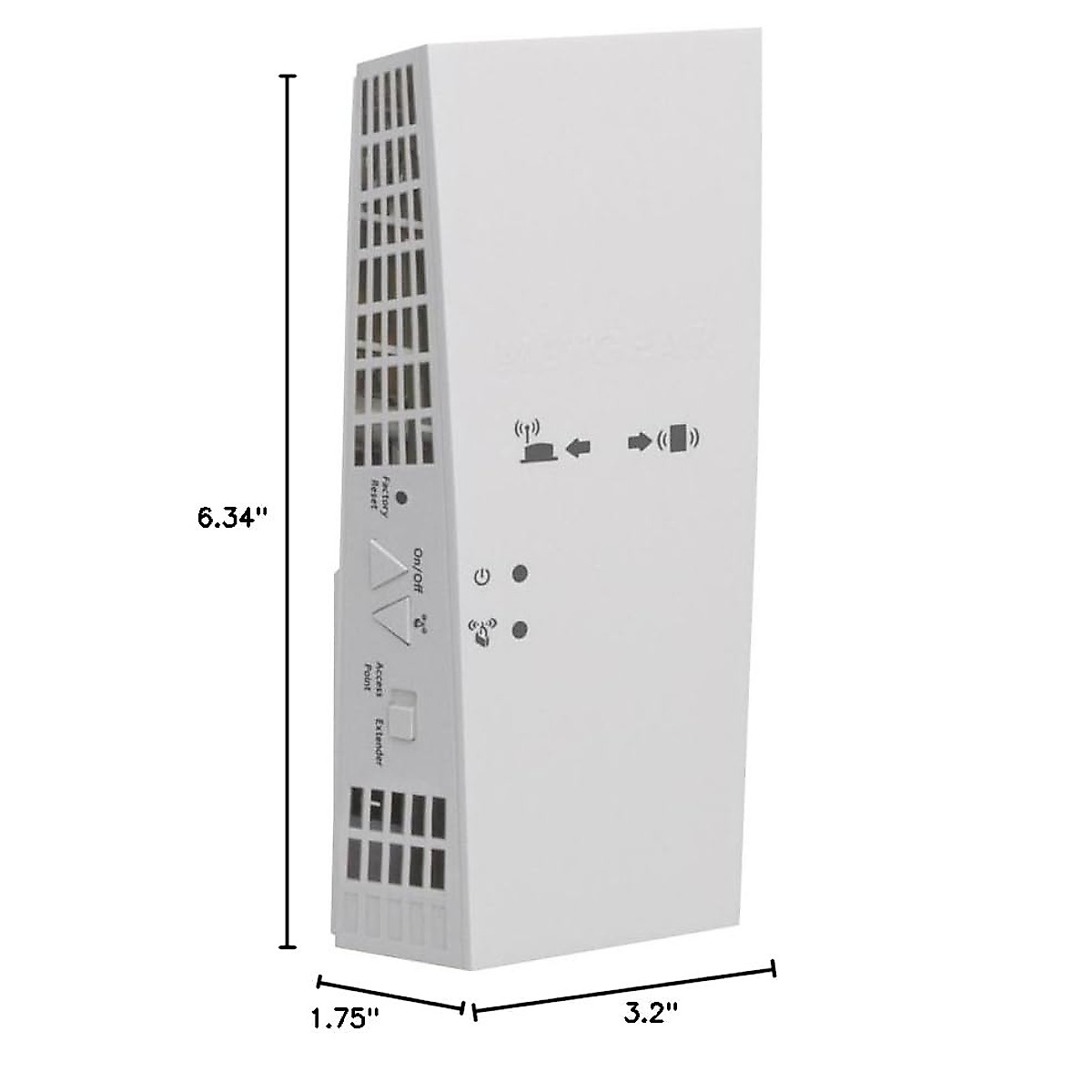 NETGEAR WiFi Mesh Range Extender EX6250 - Coverage up to 2000 sq.ft. and 32 devices with AC1750 Dual Band Wireless Signal Booster & Repeater (up to 1750Mbps speed), plus Mesh Smart Roaming