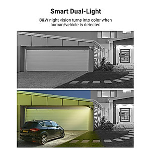 ANNKE (4 1080P Security Camera Kits with Smart Dual Light, Built-in Mic, 4-in-1 (TVI/AHD/CVI/CVBS) CCTV Surveillance Cam with 3.6mm Lens&78° Angle of View, IP67 Weatherproof with Power Cables