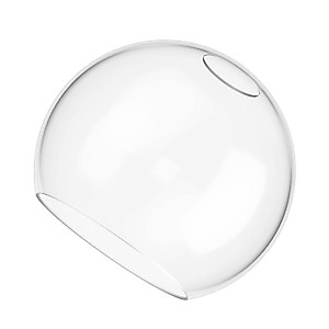 Tipace Clear Glass Globe Lamp Shades Replacement Lampshade for Light Fixture