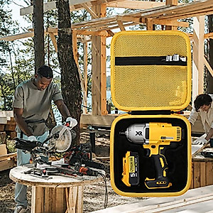 khanka Hard Carrying Case Replacement for DEWALT 20V MAX XR Brushless High Torque Impact Wrench DCF899HB / DCF899B, Case Only