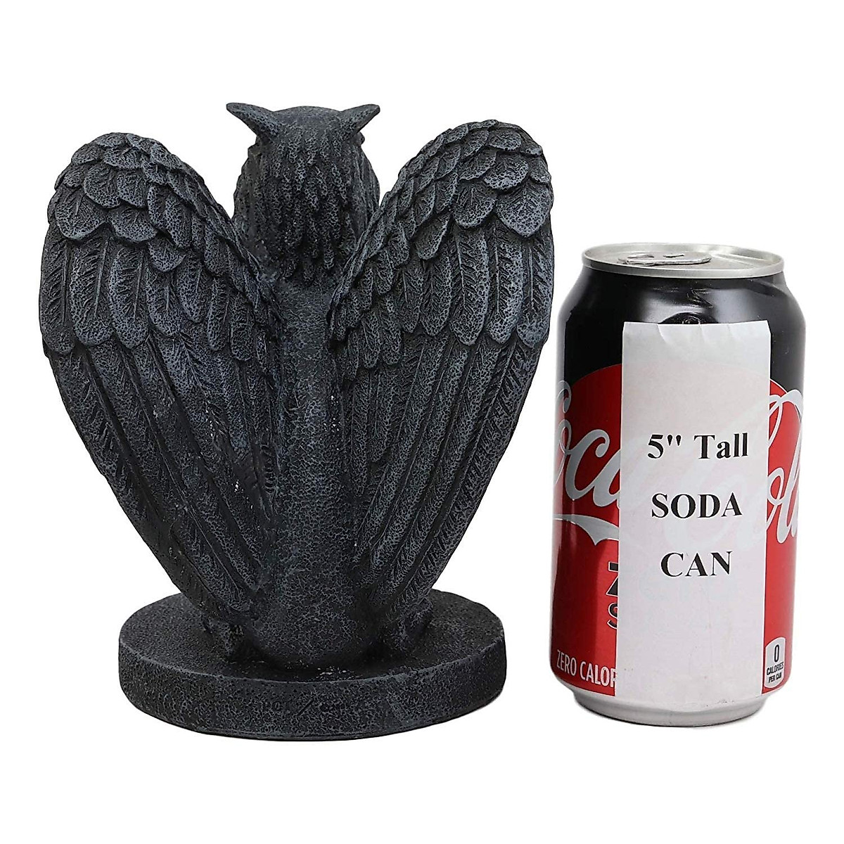 Ebros Gift Mythical Winged Griffon Griffin Eagle Lion Gargoyle Statue Faux Stone Resin Home Decor Figurine 6.75" Tall Gothic Sculptures Statues and Figurines Might and Magic Heroes and Royalty Symbol