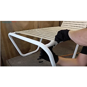 3/4" Wide Vinyl Chair Strap Repair & Replacement Matte Finish for Patio Pool Lawn Garden Furniture 20' Durable Roll - Best for Strapping, Repair & Restoration Dove #252