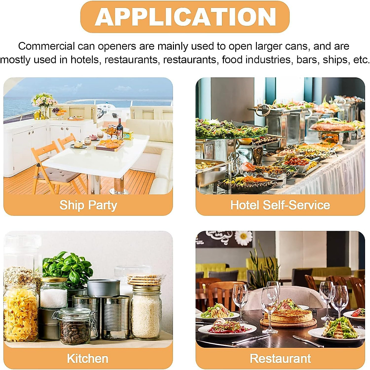 Commercial Can Opener Industrial Can Opener 13inch Heavy Duty Commercial Kitchen Restaurant Can Opener Table Bench Clamp Commercial Grade Manual Can Opener