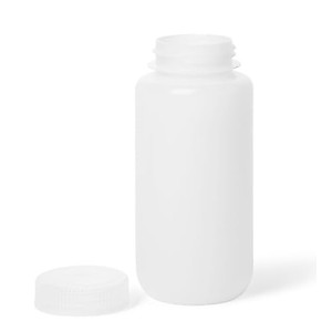 United Scientific™ 33407 | Laboratory Grade High Density Polyethylene (HDPE) Wide Mouth Reagent Bottle | Designed for Laboratories, Classrooms, or Storage at Home | 125mL (4oz) Capacity | Pack of 12