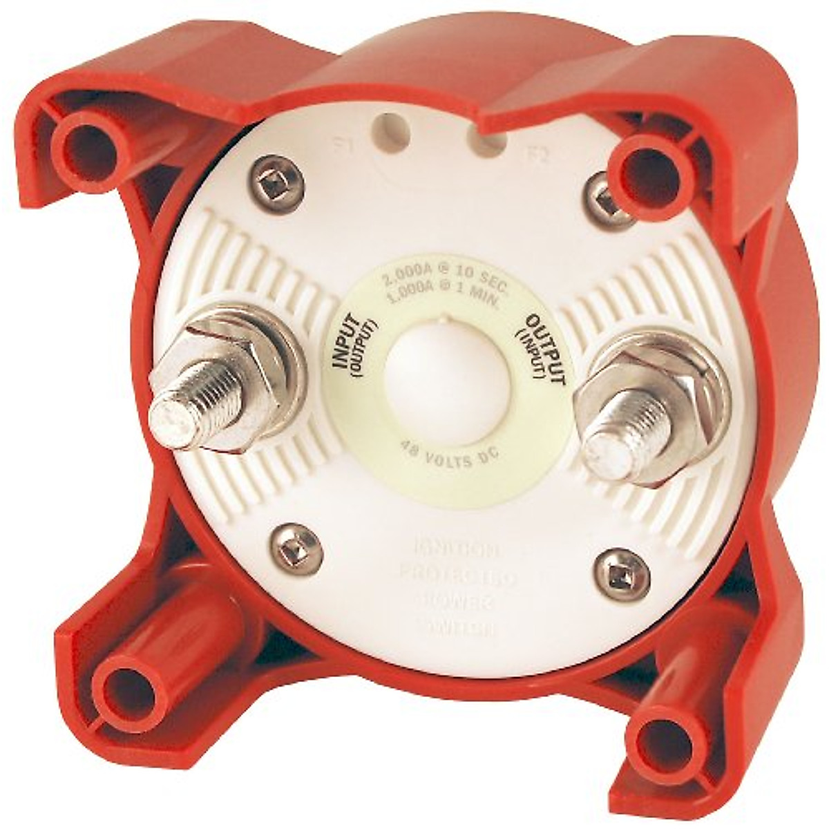 Blue Sea Systems 9003E e-Series Battery Switch, On/Off, Red