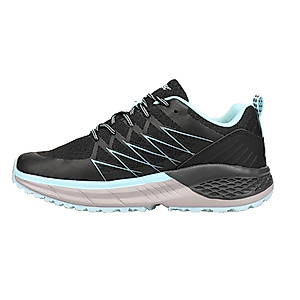HI-TEC Destroyer Low Women’s Running Shoes, Lightweight Mesh Athletic Sneakers for Women - Black, 7.5 Medium