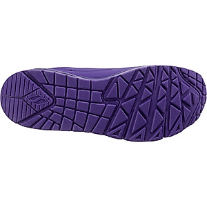Skechers Women's Uno-Night Shades Sneaker, Purple, 8.5 Wide