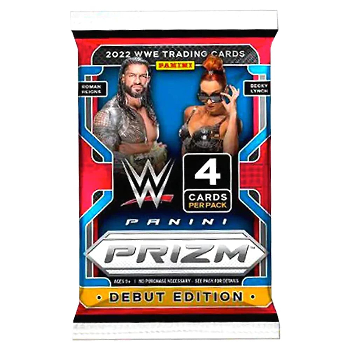 1-2022 WWE Panini Prizm Debut Edition Trading Cards Hanger Pack (15 Cards Per Pack)