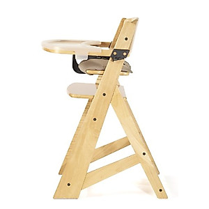 Keekaroo Height Right High Chair with Tray, Natural