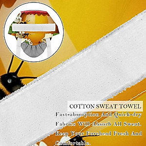 CWAGFEQZ 2-Pc Gourd-Shaped Working Cap,Fisherman Hat with Buttons and Cotton Sweatband,Honey Bee Flower