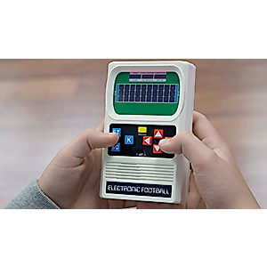 Basic Fun Classic, Retro Handheld Football Electronic Game, One Size Fits All