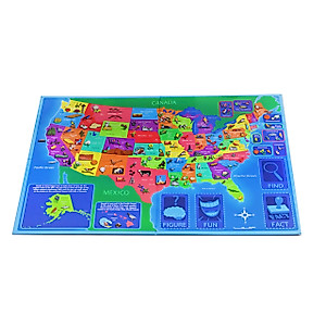 Game Zone Great States - Fun and Educational Geography Game for Ages 7+ - An Engaging Way to Learn about the 50 States with Friends and Family