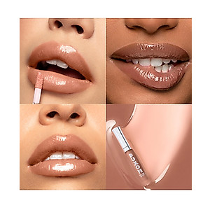 Buxom Full-On Plumping Lip Polish, Tinted Lip Plumper Gloss, Plumping Formula with Peptides & Vitamin E, Moisturizing Lip Plumping Gloss, Reds, Mauves & Reds