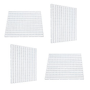 Aquarium Fish Tank Bottom Isolation, Grid Divider Tray Egg 4 Pcs (L 4pcs)