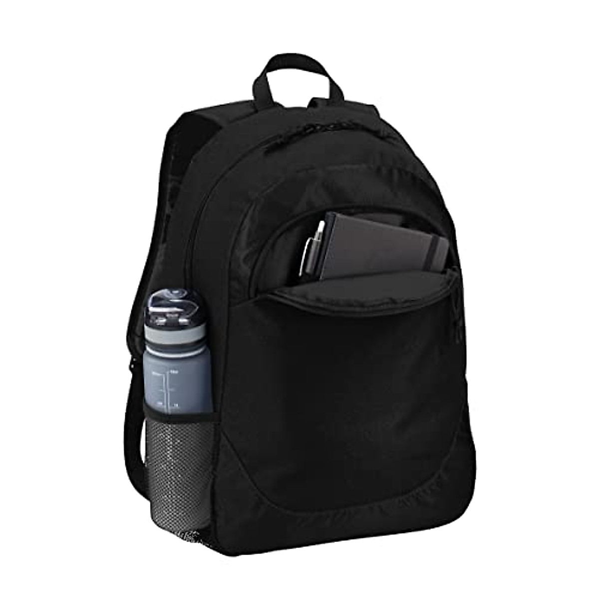 Personalized Circuit Backpacks, Black - Your Name - Customized Basic Backpack for College, Business