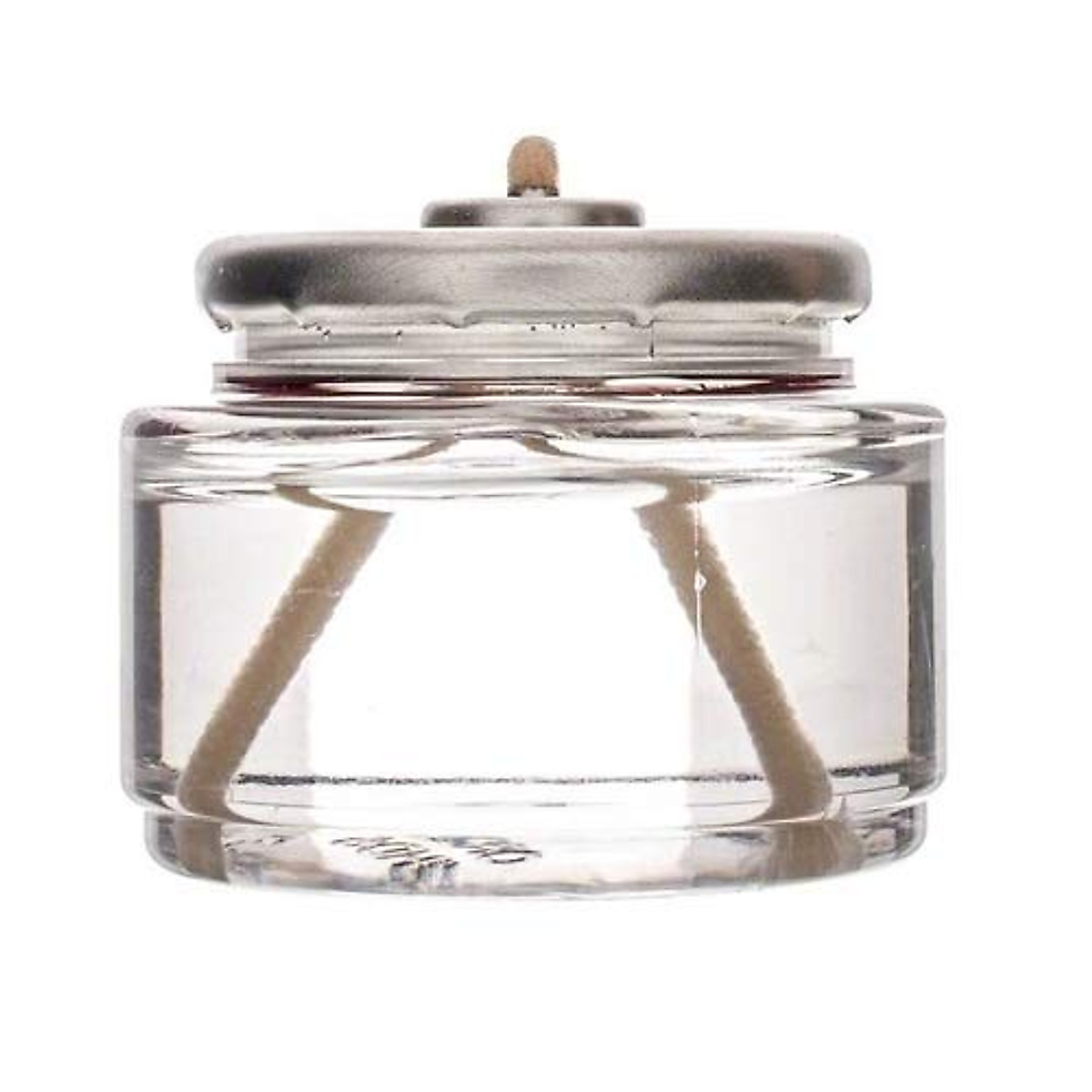 D'light Online HD8-90 Liquid Wax Disposable Clear 8 Hour Liquid Tealight Fuel Cell Oil Candle Cartridge Disposable Liquid Paraffin Smokeless Odorless | Clear Fuel Oil Shabbos Candles - Set of 90