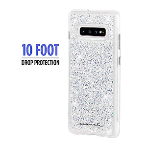 Case-Mate Samsung Galaxy S10 Case - 6.1' Twinkle Diamond - 10ft Drop Protection with Wireless Charging - Luxury Bling Glitter Case for S10 5G - Lightweight, Anti Scratch, Shock Absorbing Materials