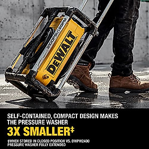 DEWALT Electric Pressure Washer, 2100 PSI, Jobsite Power Washer (DWPW2100)