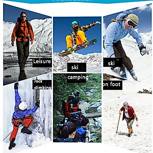 HayWHNKN Double Layer Ski Goggles UV Protection Mountaineering Snow Goggles for Men and Women