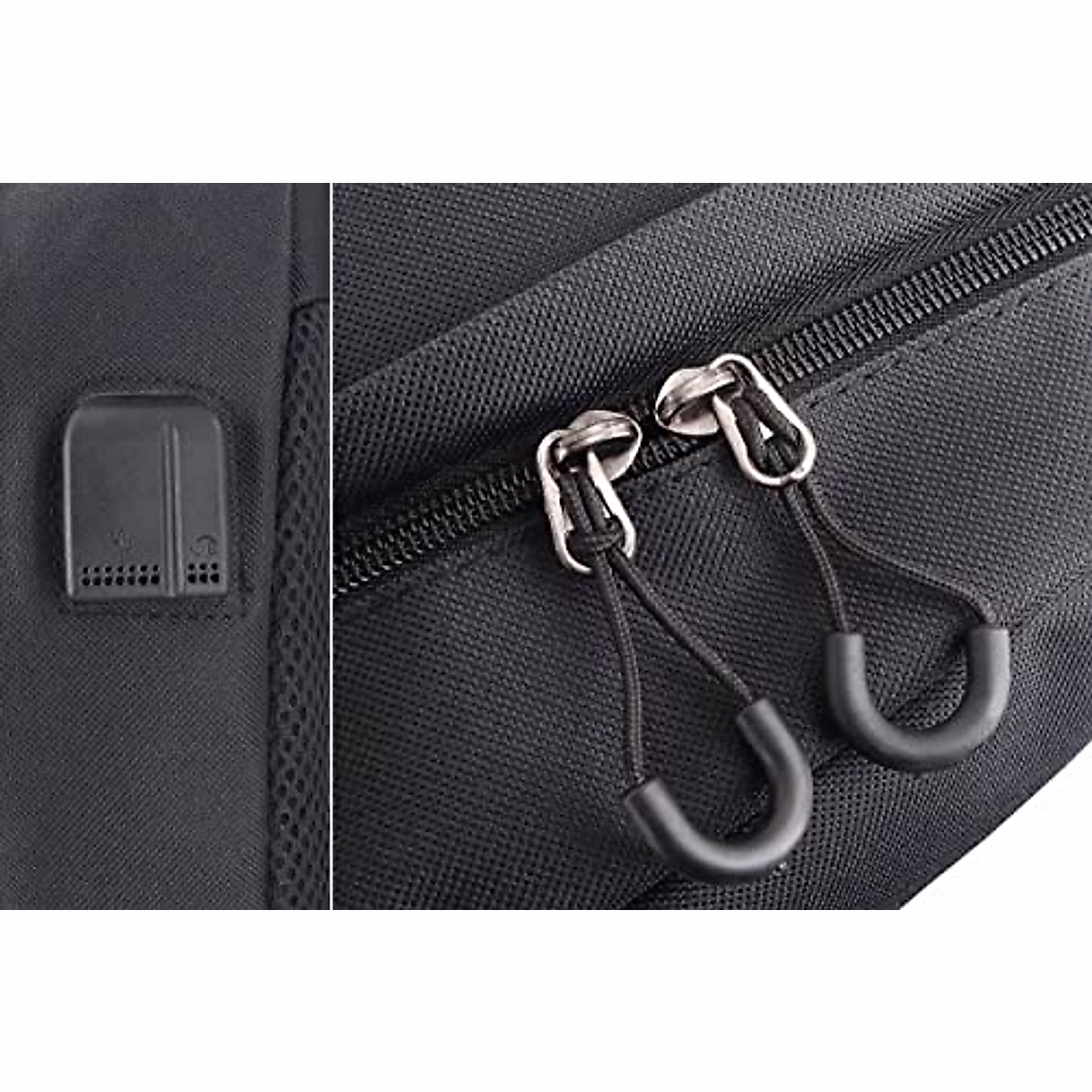 Roffatide Anime Jujutsu Kaisen Backpack Gojo Satoru Book Bag Laptop School Bag with USB Charging Port and Headphone Port