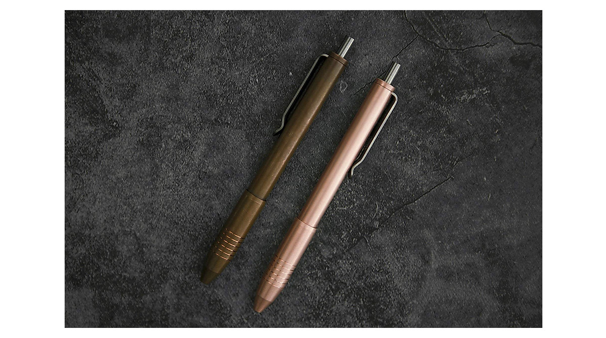 Copper Click EDC Pen by BIG IDEA DESIGN | 100+ Refills