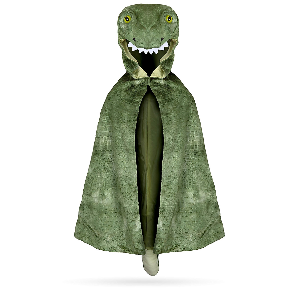 Great Pretenders T-Rex Hooded Cape, Size 4-5 Dress-Up Play