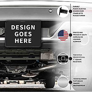 Vietnam Veteran Tow Hitch Cover Licensed Military Apparel Patriotic Products Gifts for Veterans Families and Retired VetFriends.com