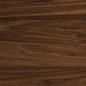 Eaton 36'' Wide Rectangular Desk in Brass/Walnut