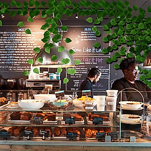 Yatim 94-Ft 12 Pack Artificial Ivy Leaf Garland Plants Vine Hanging Wedding Garland Fake Foliage Flowers Home Kitchen Garden Office Wedding Wall Decor